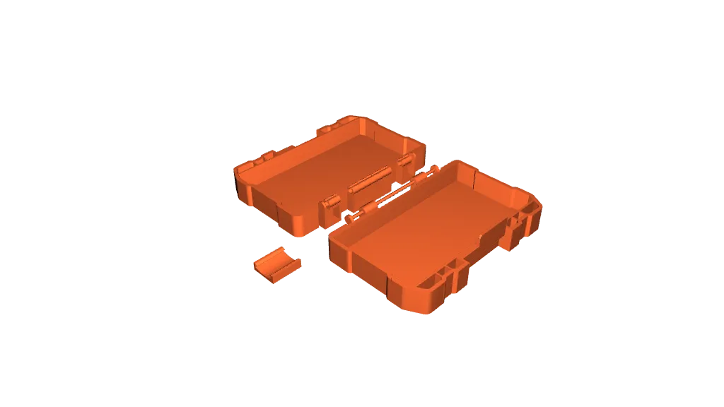 Lock box with sliding latch - single bed print, no additional ...