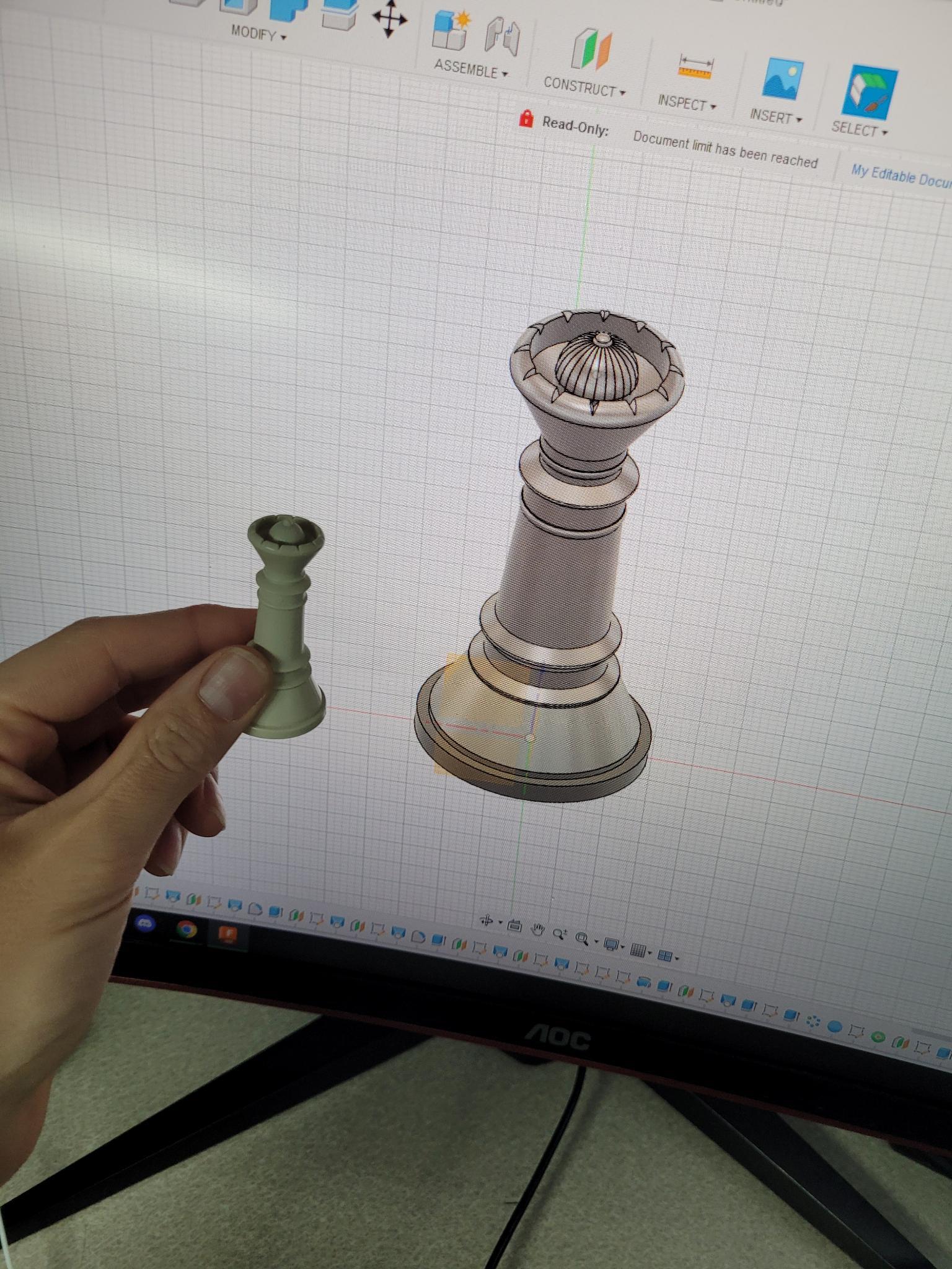 Chess Queen by bradventure93 | Download free STL model | Printables.com
