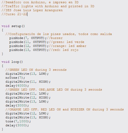 Traffic lights in 3D and Arduino by Miguel | Education | Printables.com