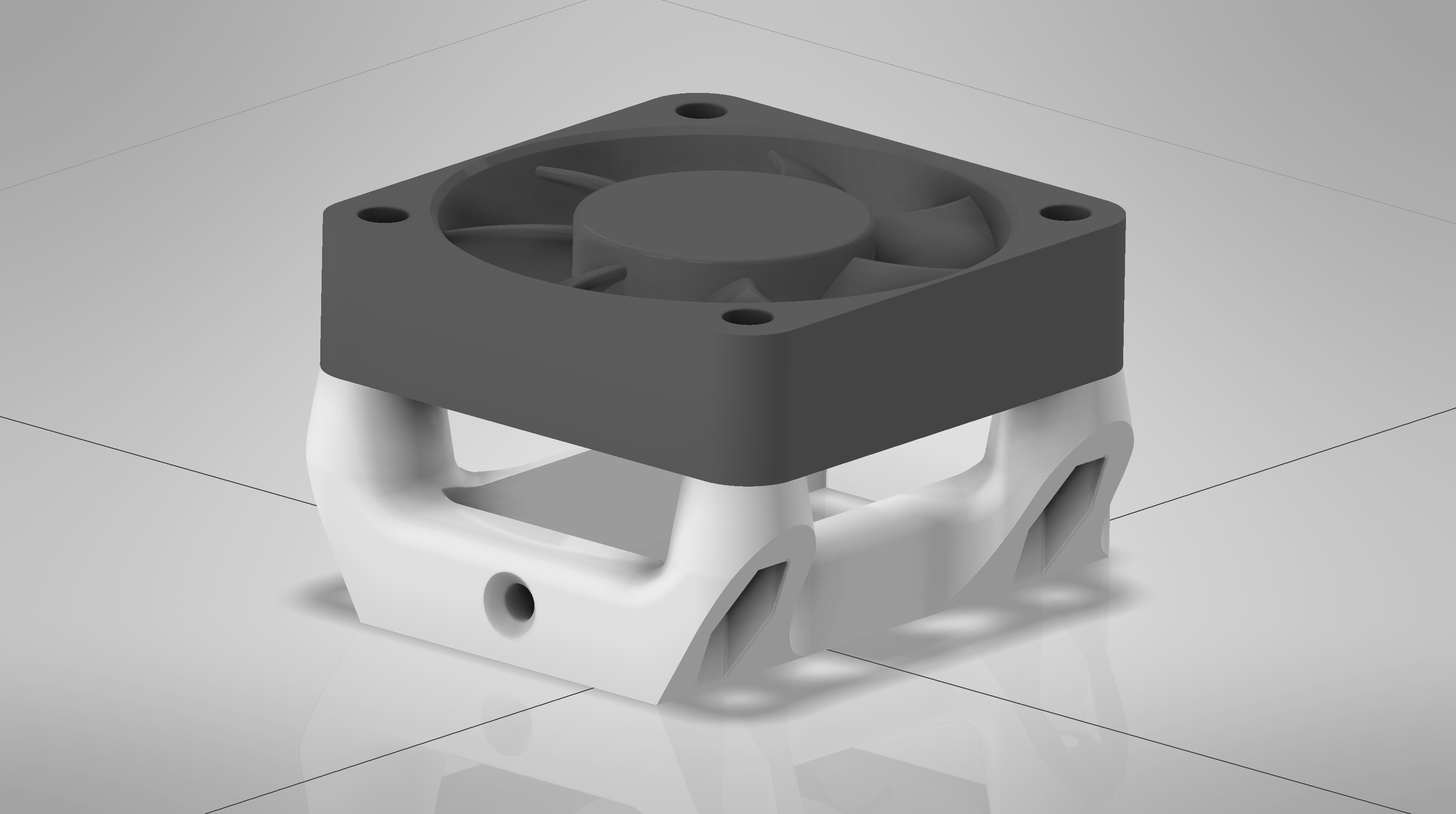 [UPDATE] Bambu Lab P1P MCU heatsink fan bracket by Inventor | Download ...