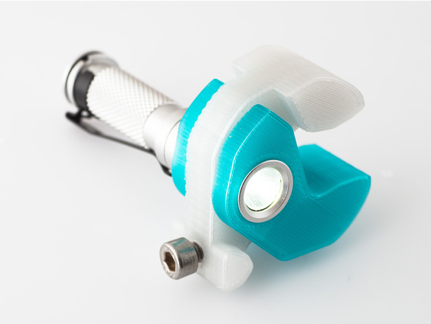 Flashlight clamp by palamut0815 | Download free STL model | Printables.com