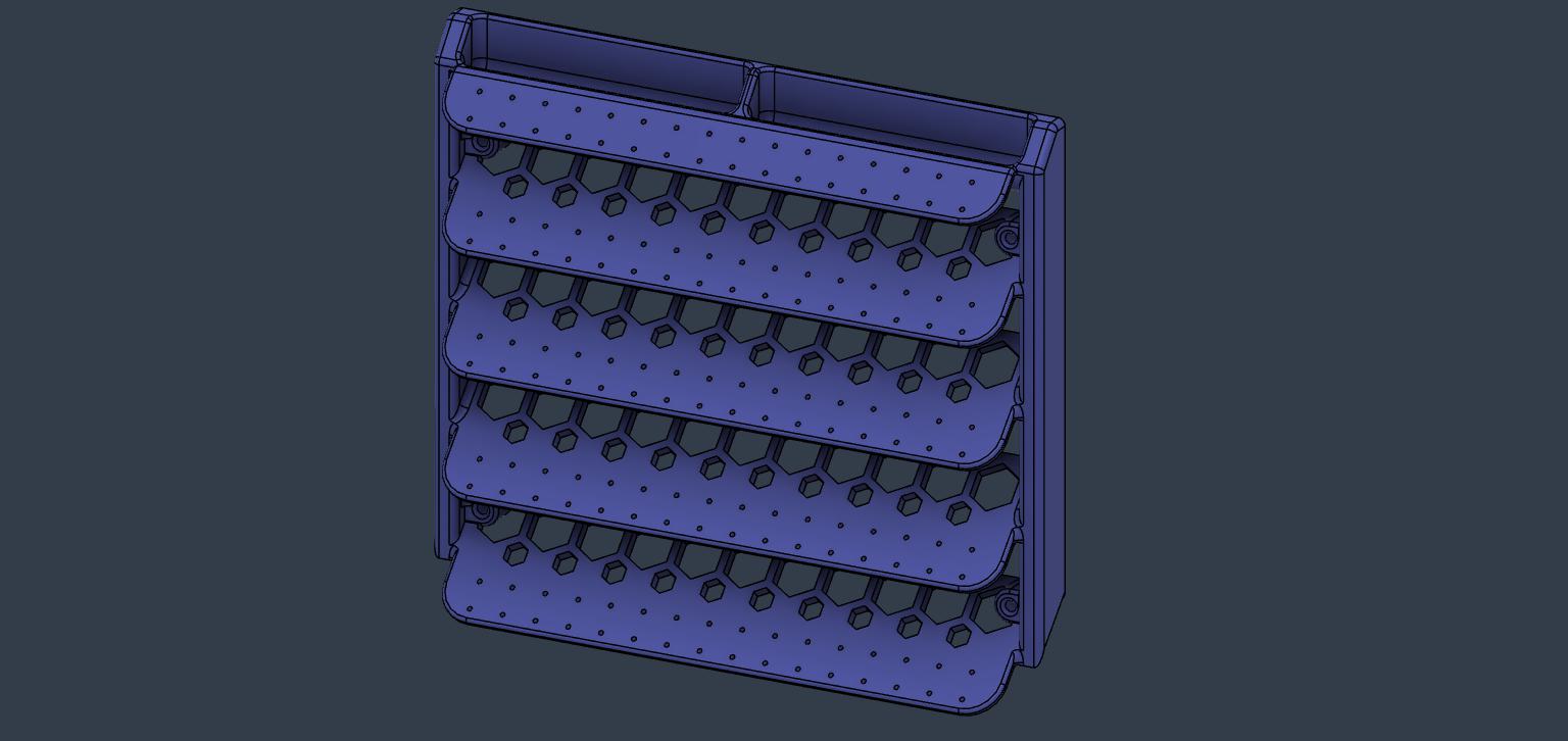 Earring Wall Rack Organizer v6 by Bryce Arkos | Download free STL model ...
