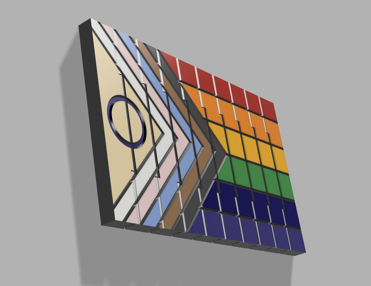 Waving Progress Pride Flag by DavlorCreations | Download free STL model ...