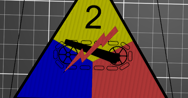 Second Armored Division Patch 2AD - Hell On Wheels by JopperFPV ...