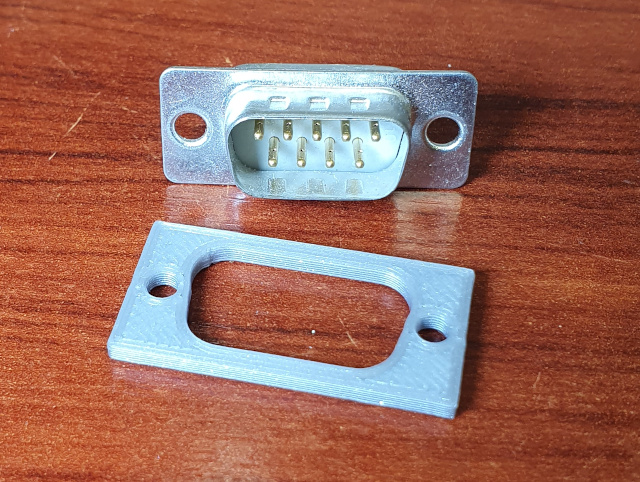 D-Sub / DB9 Connector Plug Holder by Waebis-Lab | Download free STL ...