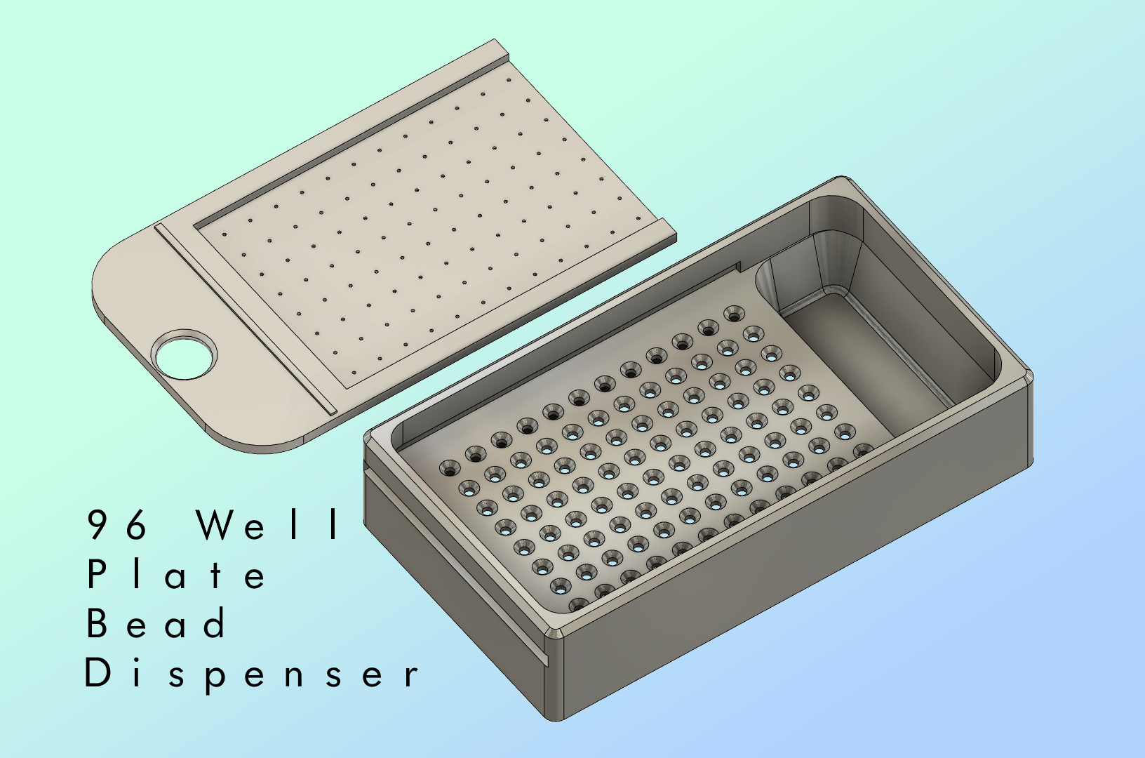 Bead Dispenser for 96-well plate by SteveW91 | Download free STL model ...