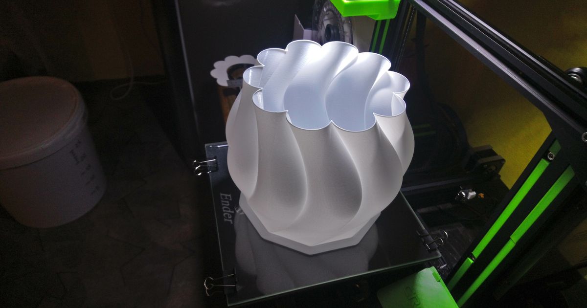 Vase big shade lamp by krecik | Download free STL model | Printables.com