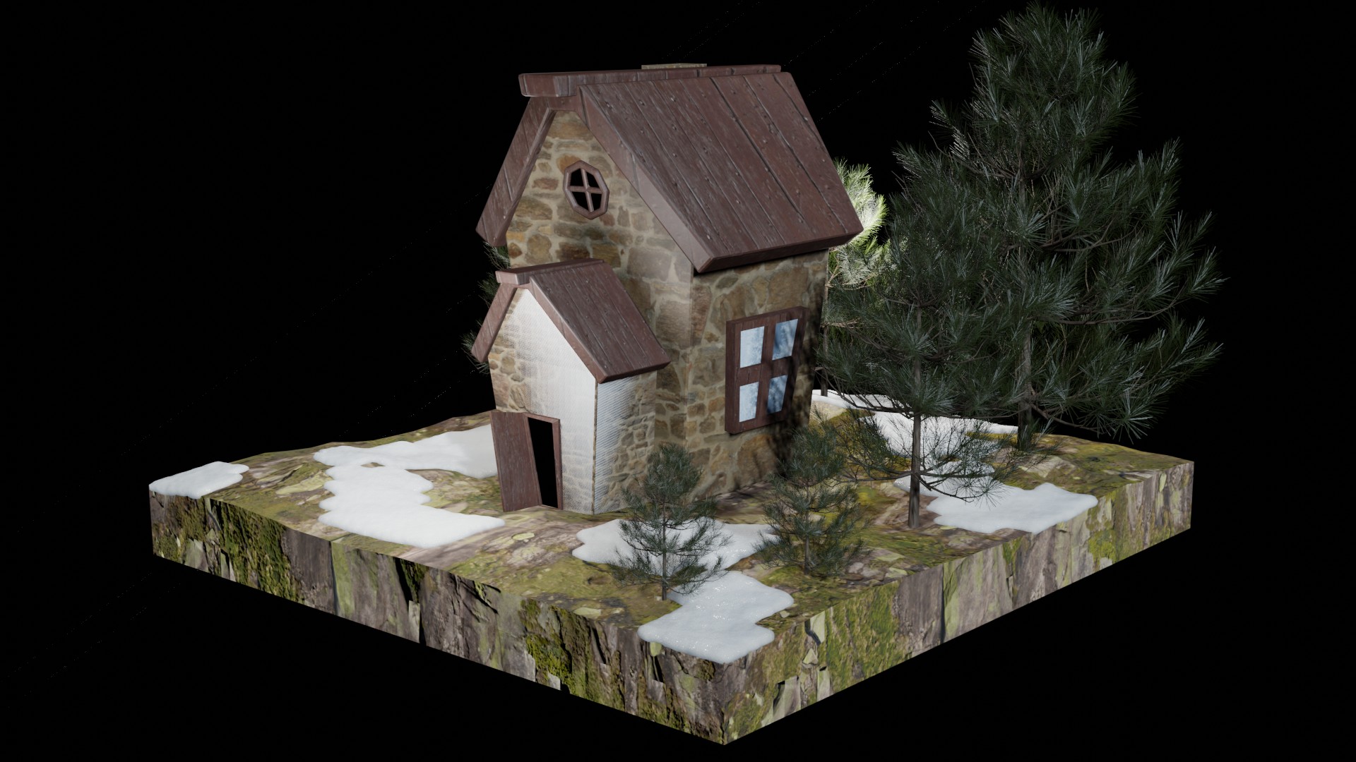 3D Model_Winter_House by Eleni Arnaoutidou | Download free STL model ...