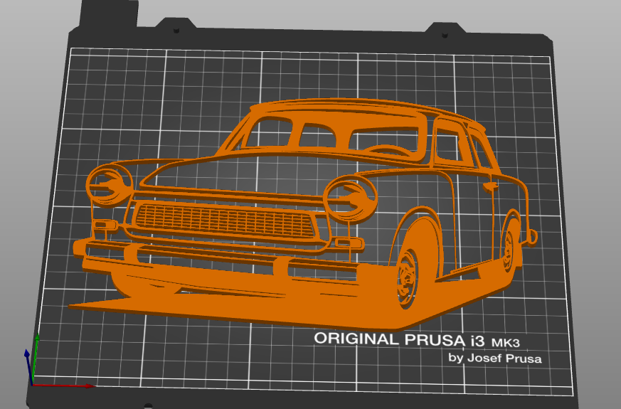 Trabant 601 Wall Art by Dan Glücki | Download free STL model ...