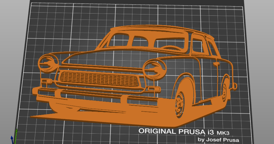 Trabant 601 Wall Art by Dan Glücki | Download free STL model ...