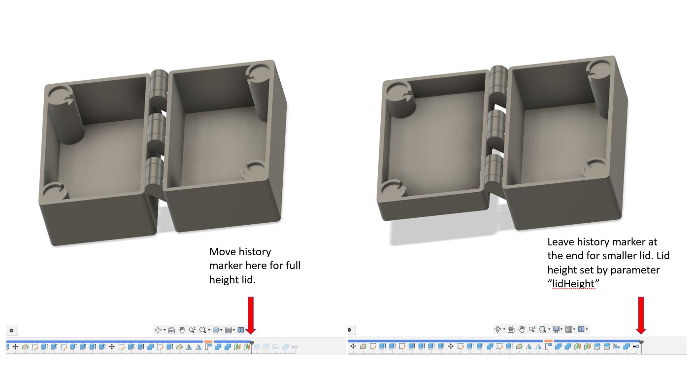 Parametric Magnetic Hinged Box by MadMax | Download free STL model ...