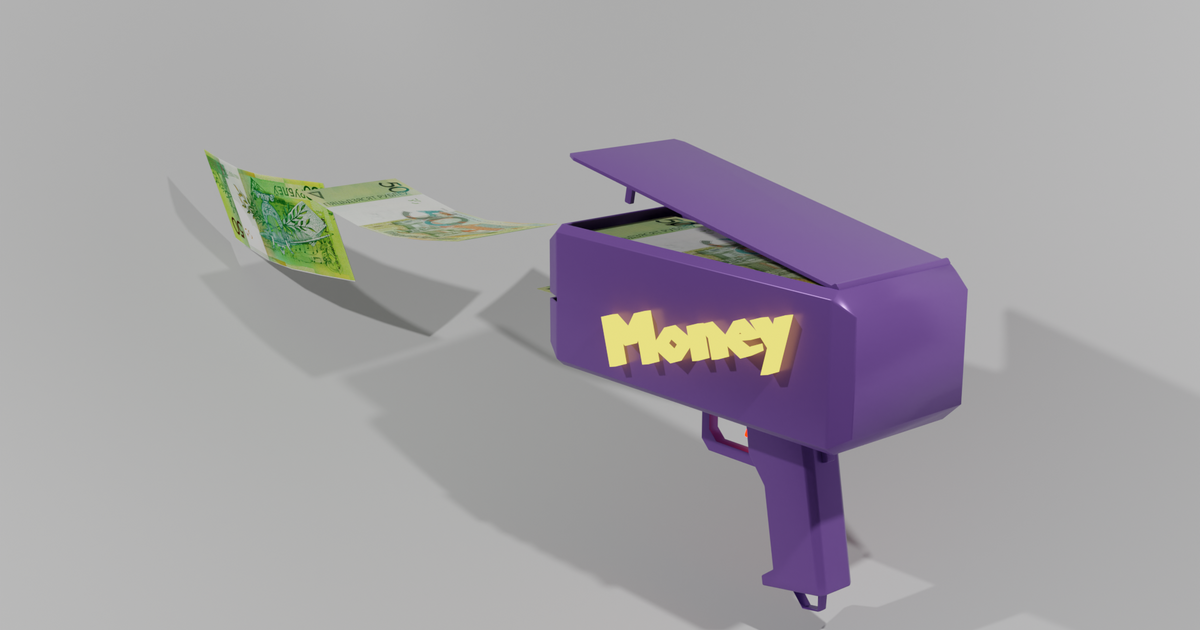 money gun by prostoi | Download free STL model | Printables.com