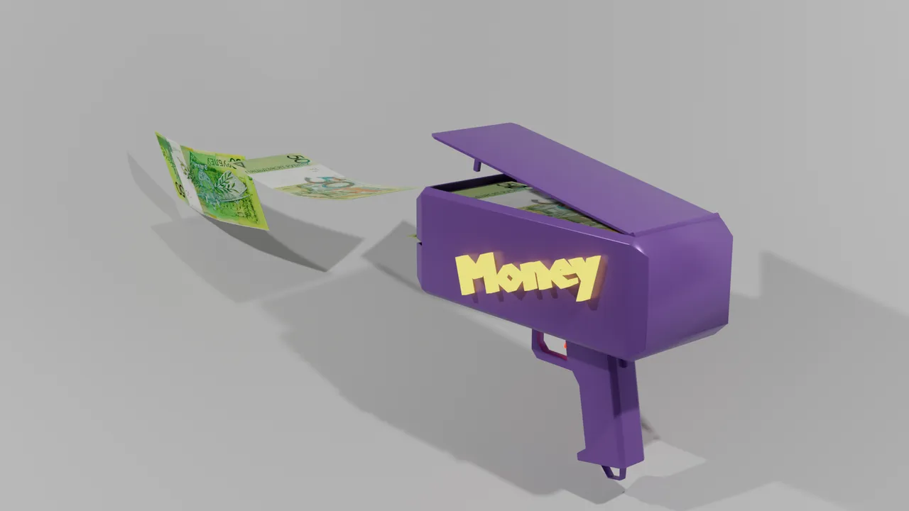 money gun by prostoi | Download free STL model | Printables.com