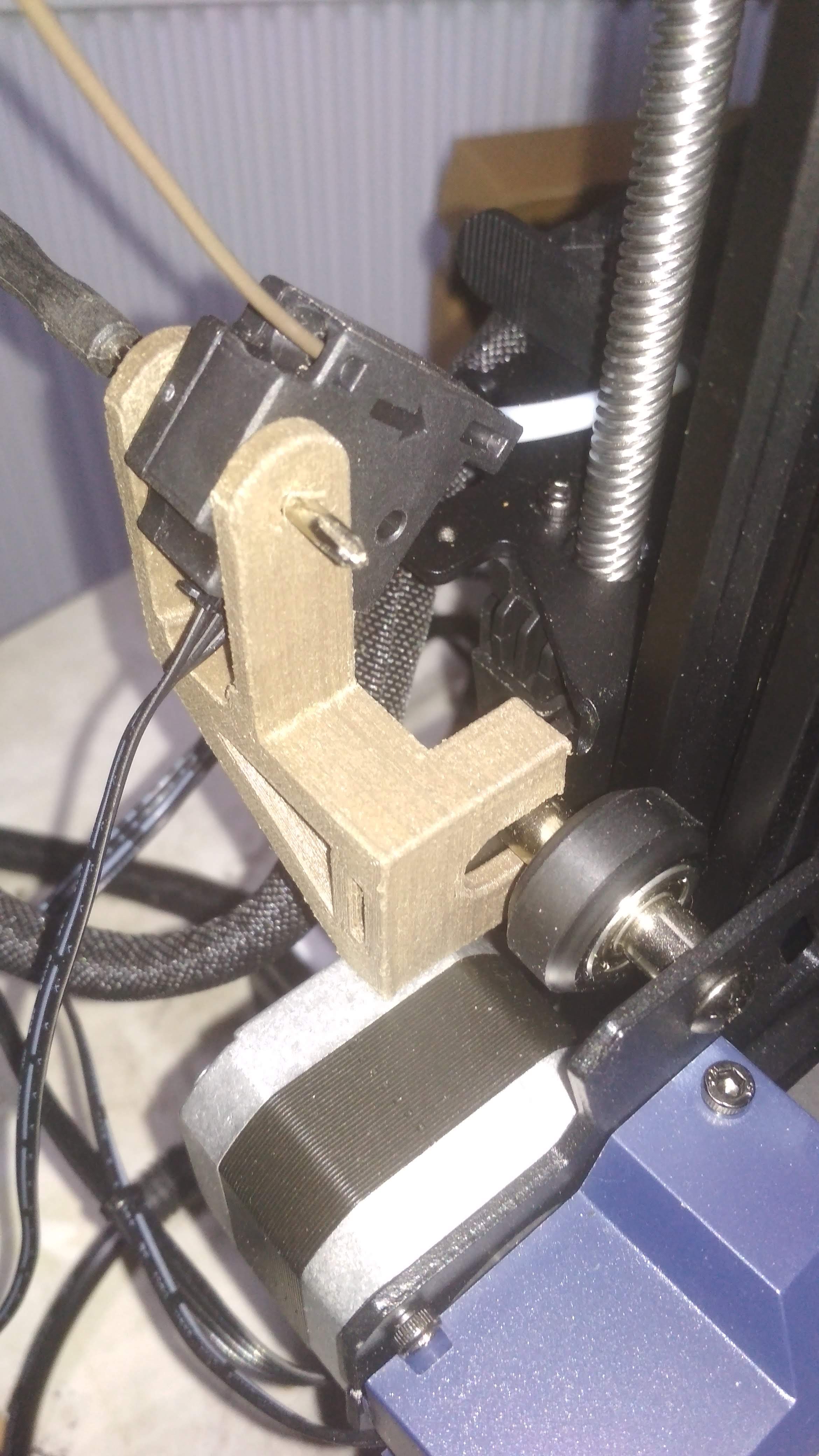 Anycubic Kobra Go filament guide with runout sensor by ntguest ... Anycubic Kobra Go filament guide with runout sensor by ntguest ...