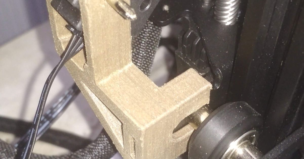 Anycubic Kobra Go filament guide with runout sensor by ntguest ... Anycubic Kobra Go filament guide with runout sensor by ntguest ...