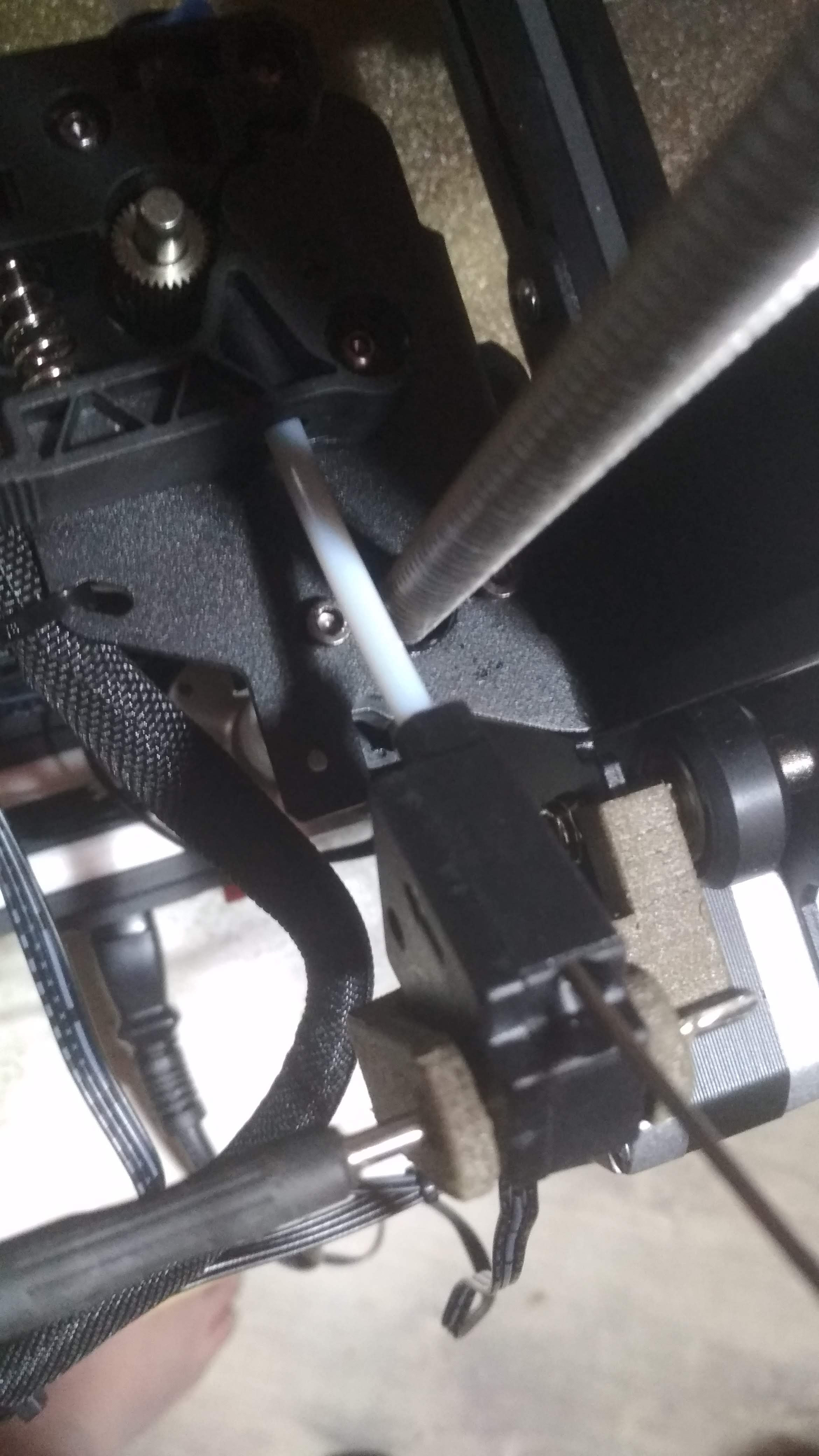 Anycubic Kobra Go filament guide with runout sensor by ntguest ... Anycubic Kobra Go filament guide with runout sensor by ntguest ...