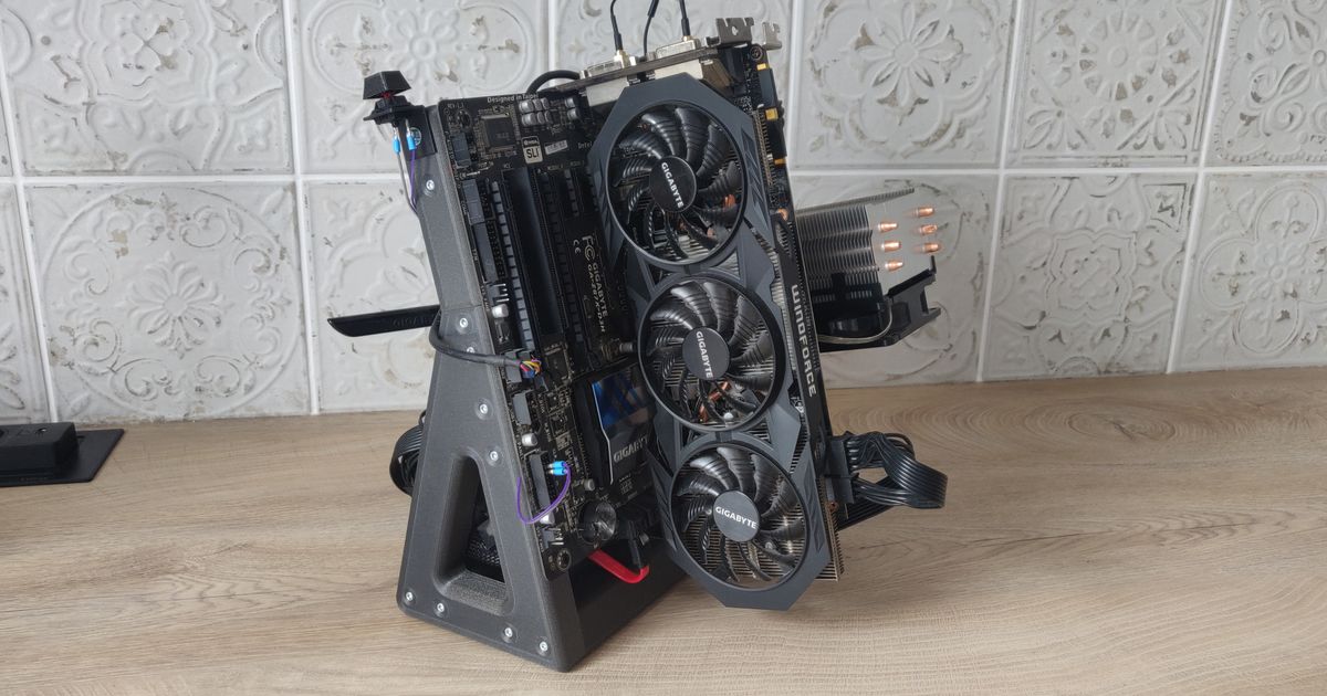 ATX Open PC Frame by Heblyz | Download free STL model | Printables.com