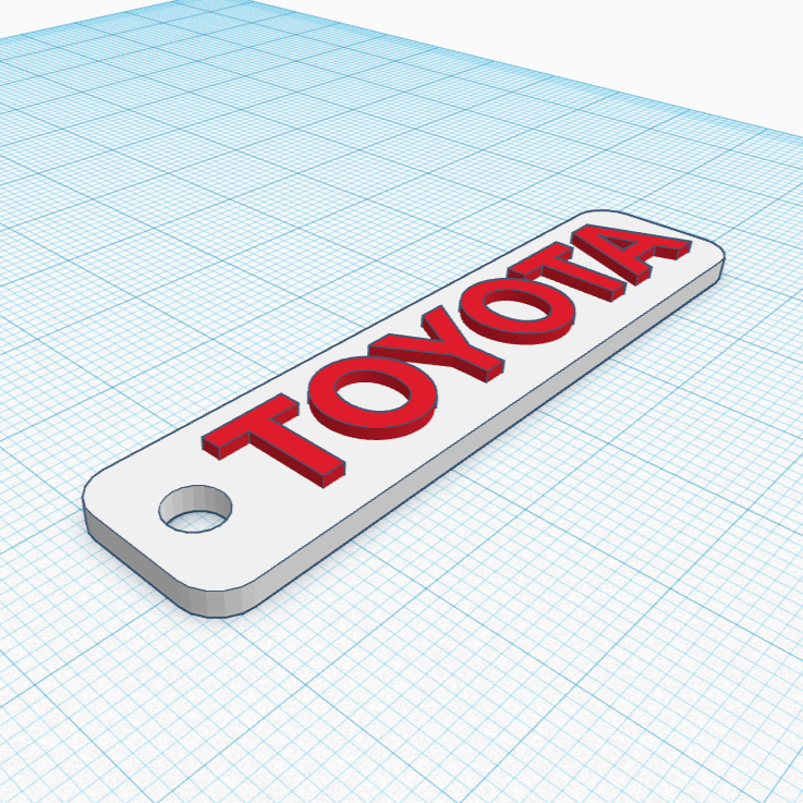 Toyota Logo Keychain by Jonatan Lepík | Download free STL model ...