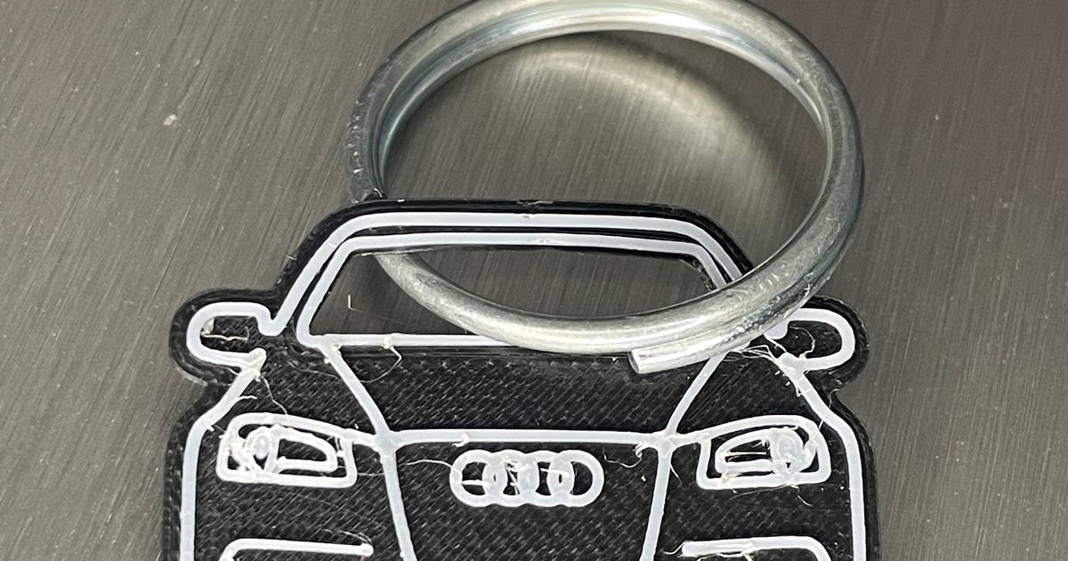Audi A3 Front Schlüsselanhänger Keychain by Chris | Download free STL ...