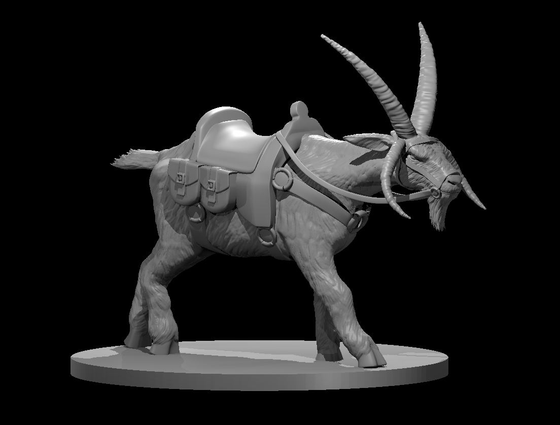Giant Goat Mount by MZ4250 | Download free STL model | Printables.com