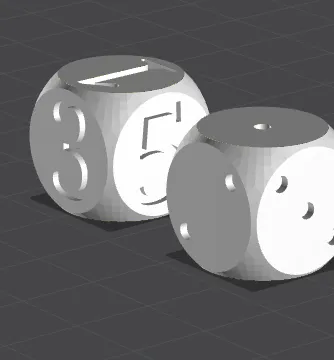 dice for (board) games by 3D things | Download free STL model ...