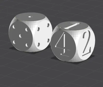 dice for (board) games by 3D things | Download free STL model ...