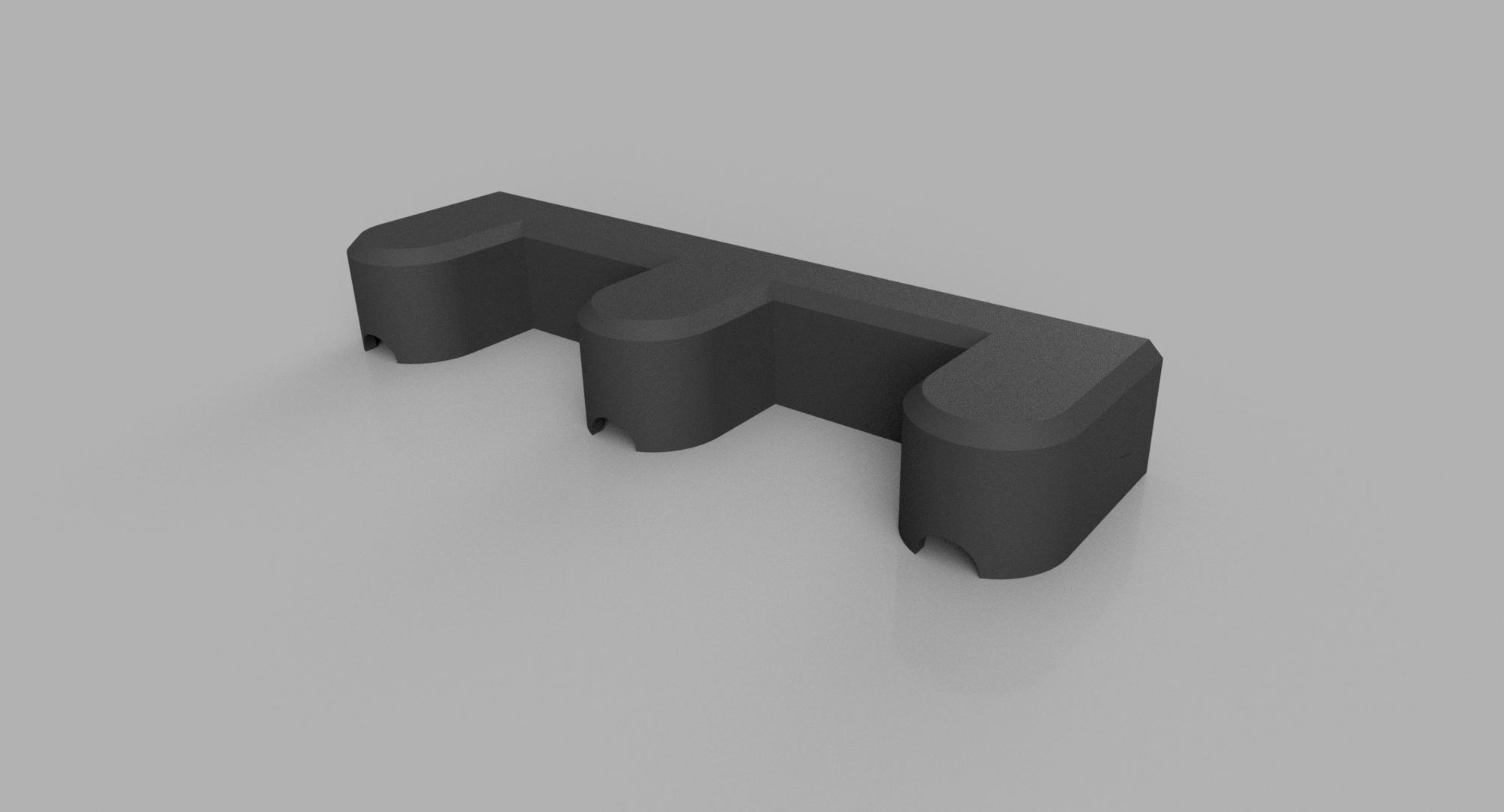Triple Slot Dyson Accessories Wall Mount by Krope | Download free STL ...