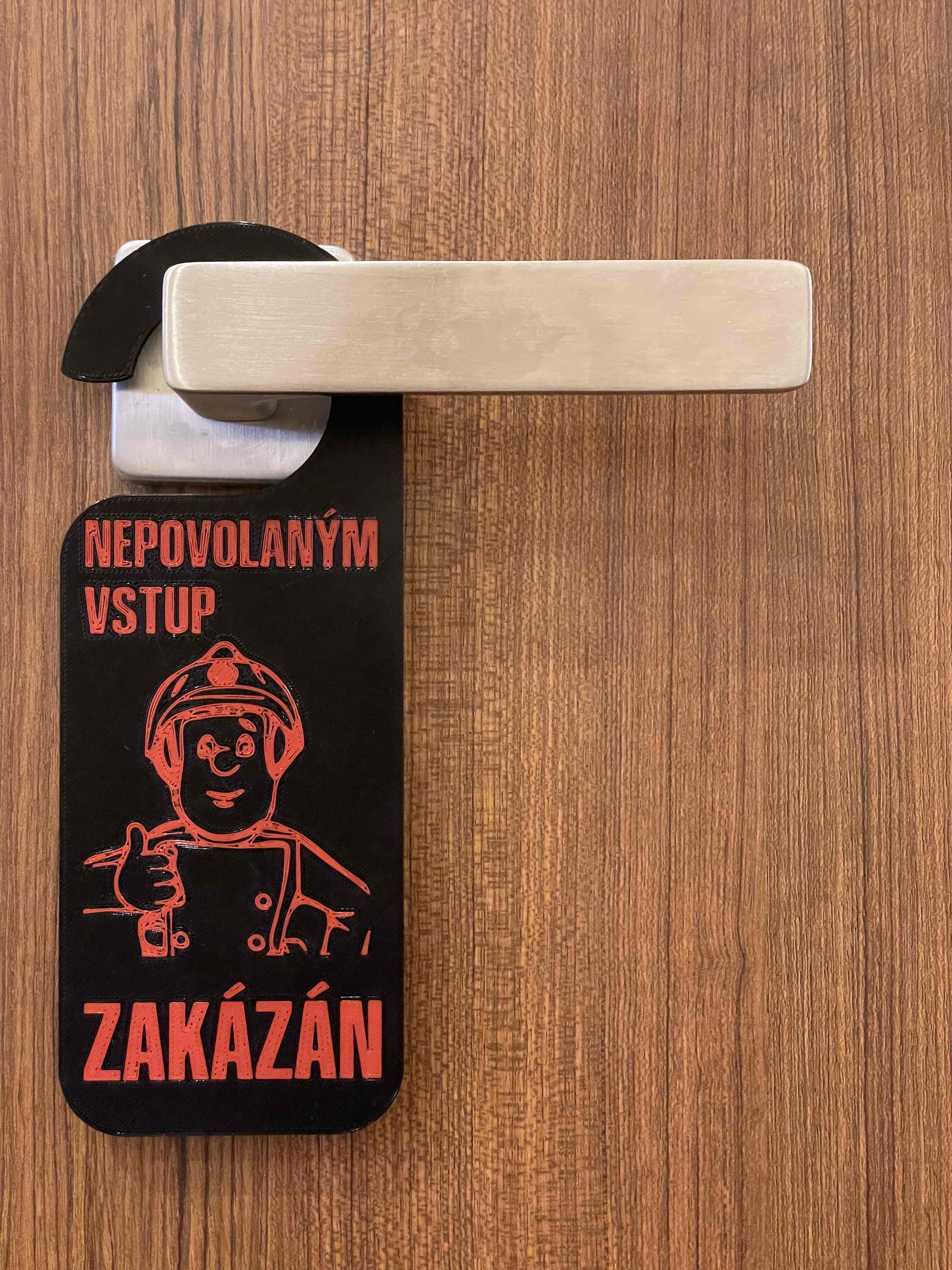 Do Not Disturb Door Hanger By Xcermakm Download Free Stl Model