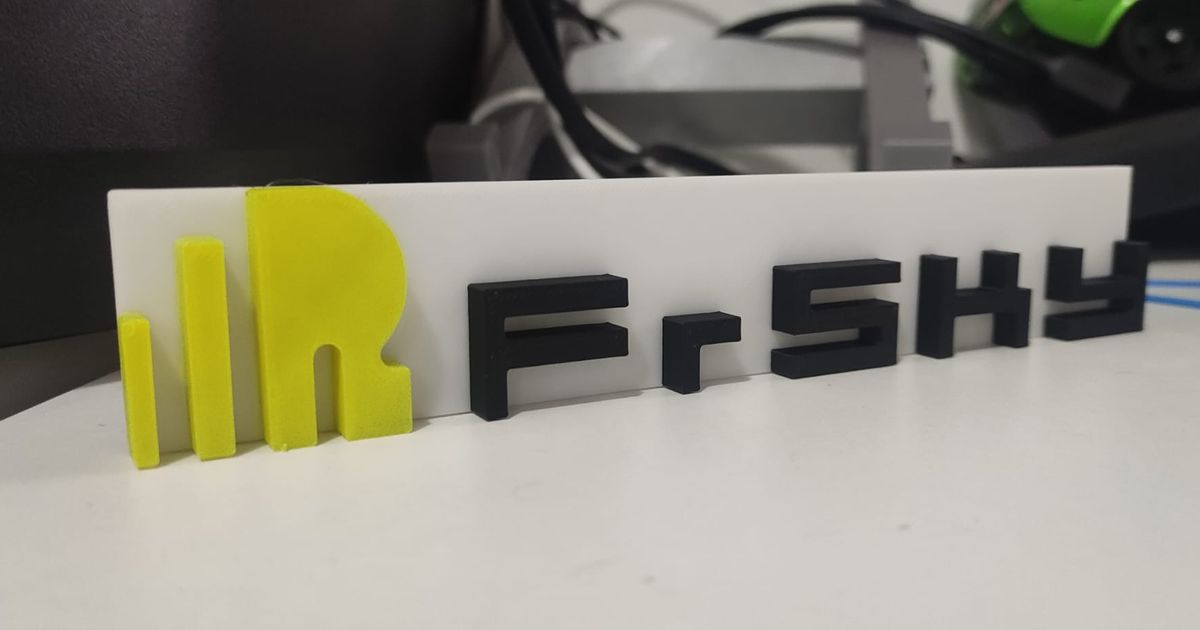 Frsky Logo by ifrah | Download free STL model | Printables.com