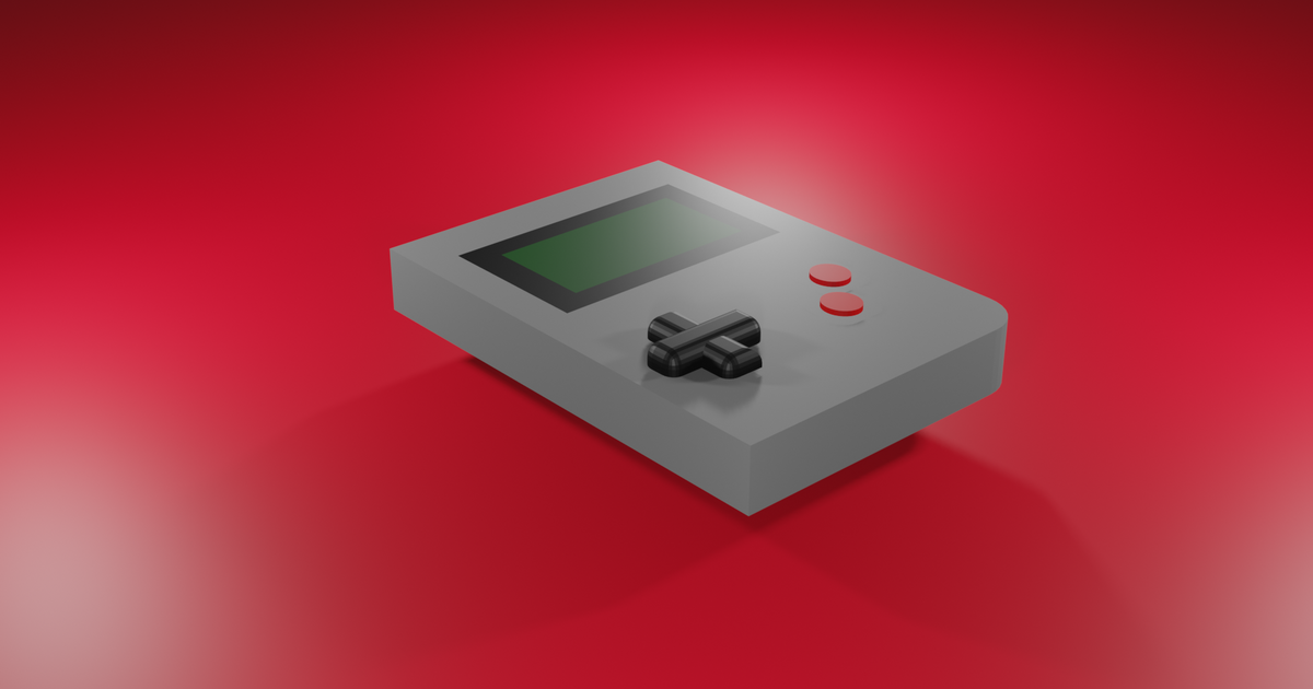 game boy by hashibara | Download free STL model | Printables.com