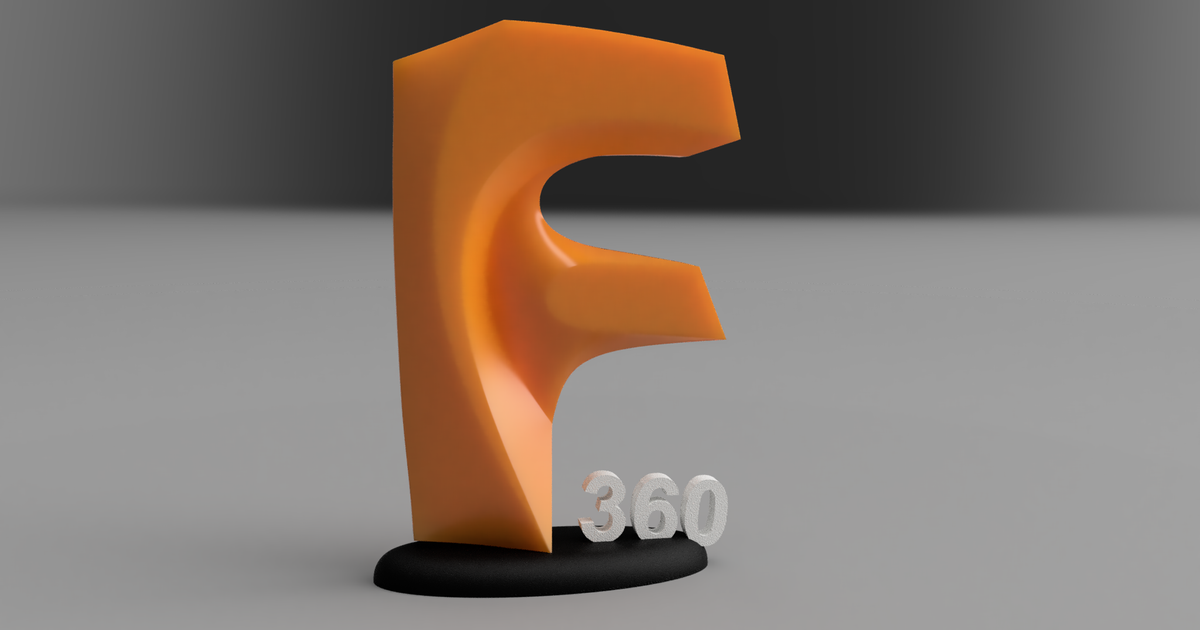 Fusion 360 logo by Dan Henriksen | Download free STL model | Printables.com