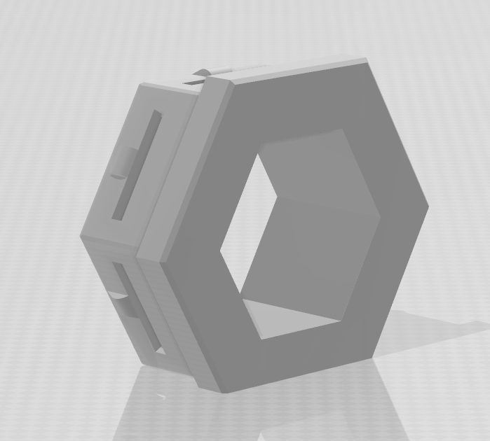 Honeycomb wall easy print insert by ArcReactorKC | Download free STL ...