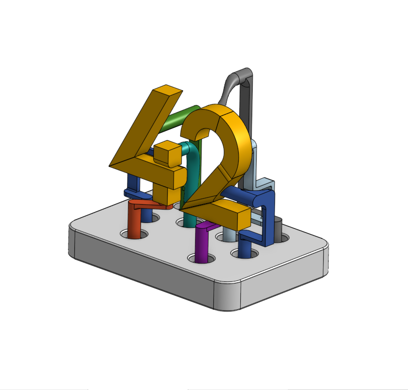 42 - Version42 (and everything explained!) by kaje | Download free STL ...