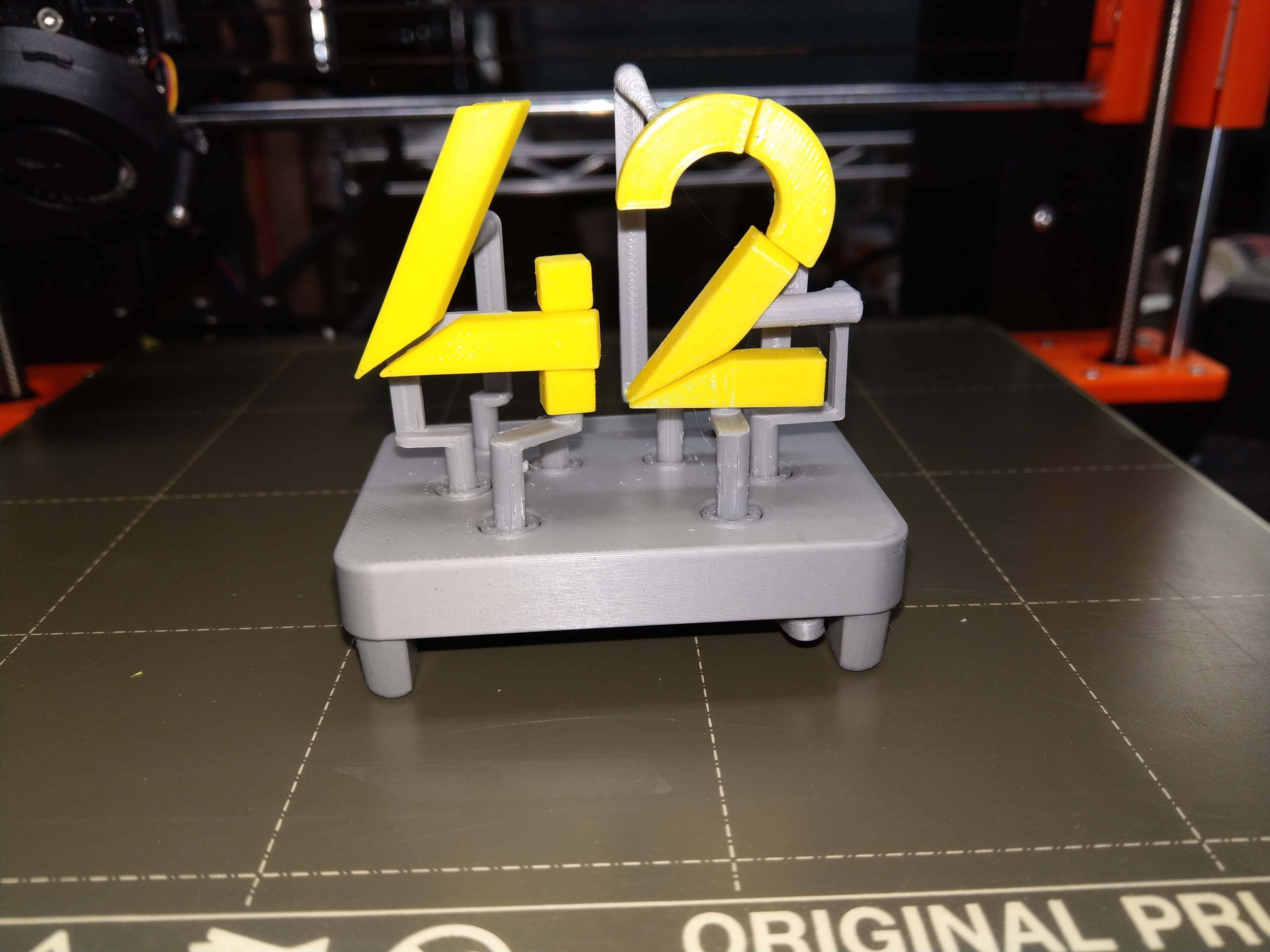 42 - Version42 (and everything explained!) by kaje | Download free STL ...