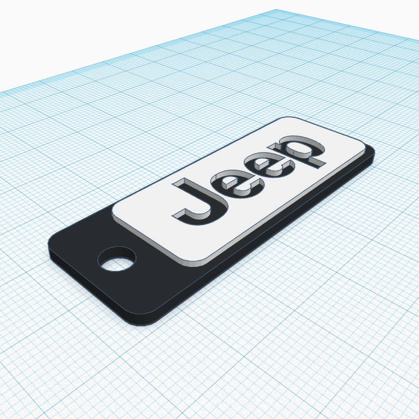 Jeep Logo Keychain by Jonatan Lepík | Download free STL model ...