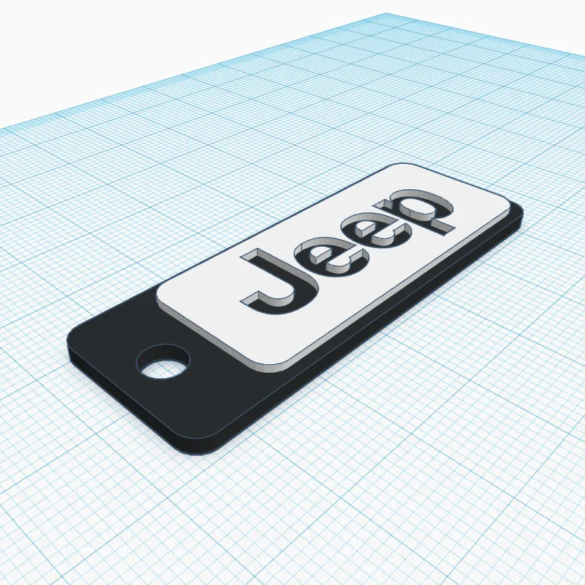 Jeep Logo Keychain by Jonatan Lepík | Download free STL model ...