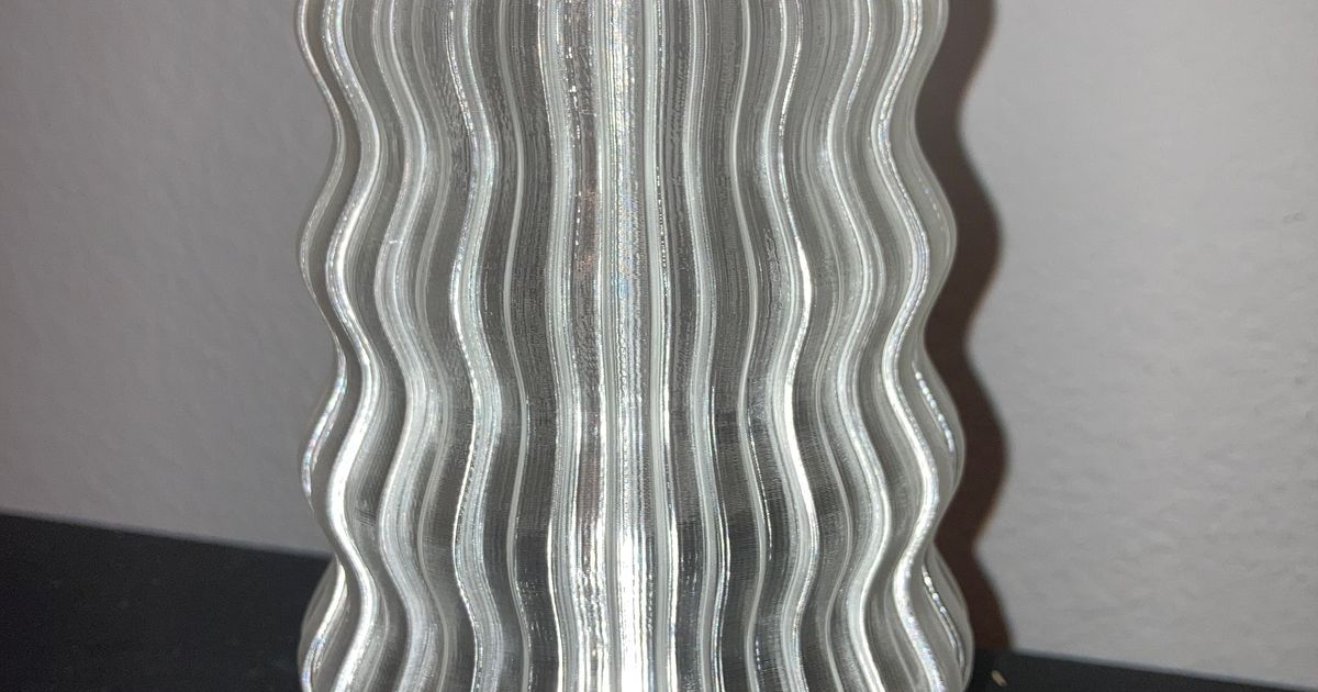 Fun Wavy Vase (vase mode) by Impact 3D | Download free STL model ...