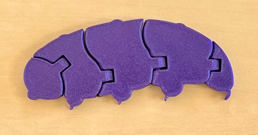 Tardigrade flexi - print in place von thiebes | Kostenloses STL-Modell ...