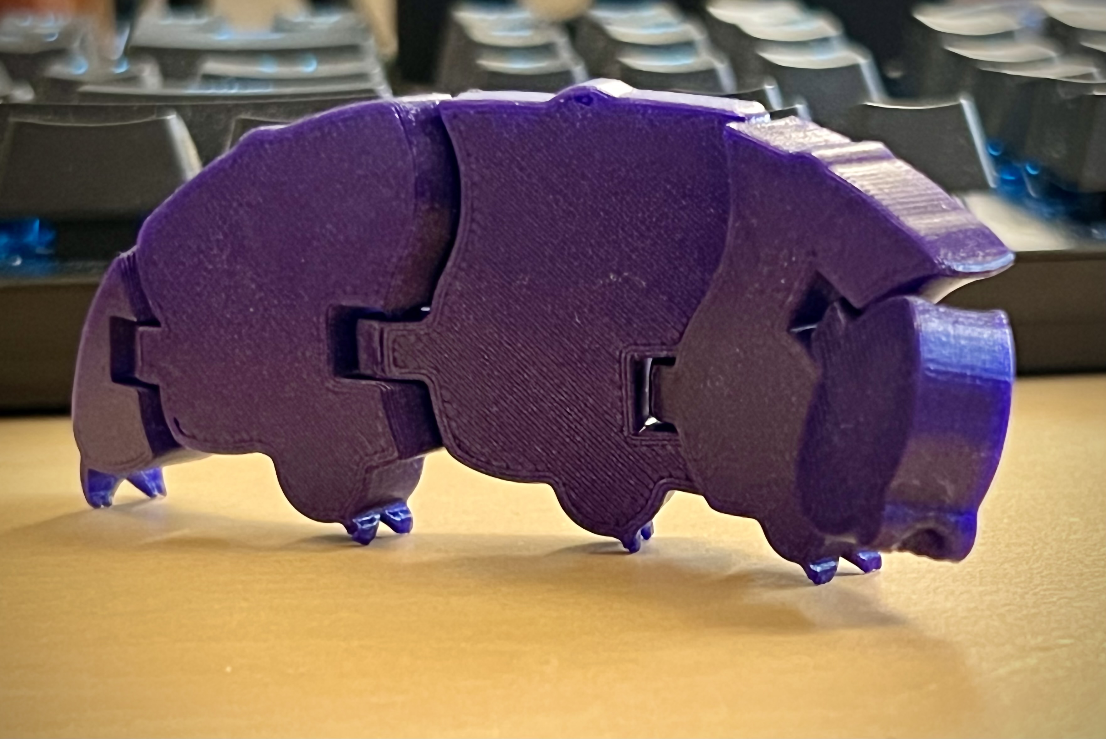 Tardigrade flexi - print in place von thiebes | Kostenloses STL-Modell ...