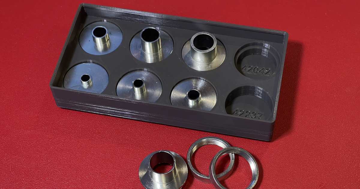 Gridfinity Porter Cable Router Template Guide Set Bin By Tache