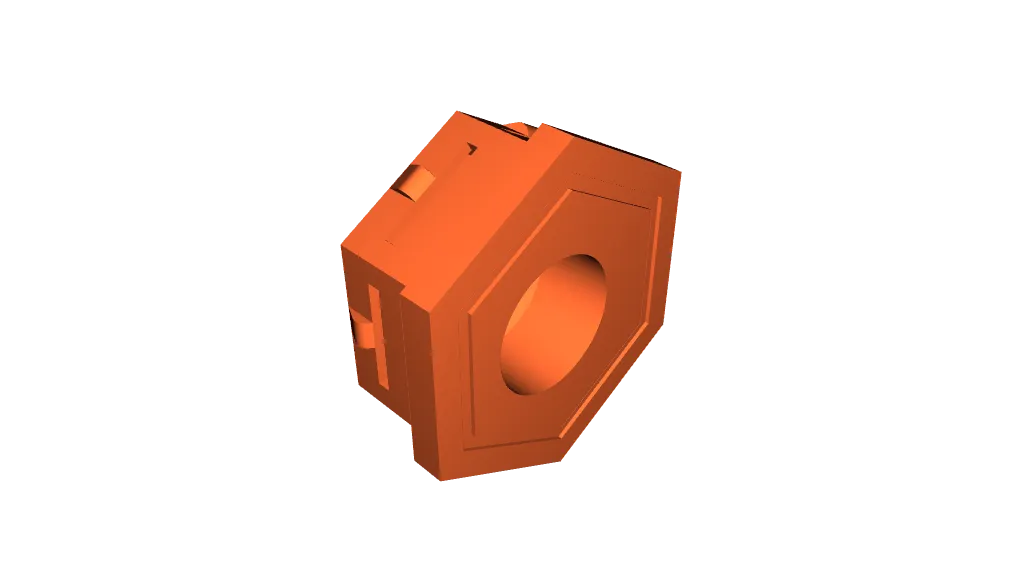 Honeycomb wall off-center insert by nobody04 | Download free STL model ...