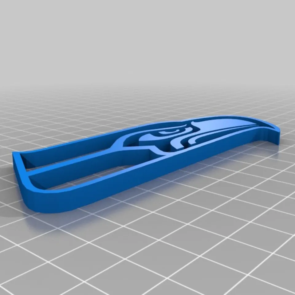 Seahawks Logo DualExtruder by Alcore23 | Download free STL model ...