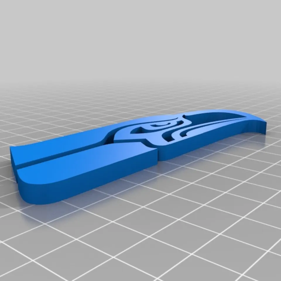 Seahawks Logo DualExtruder by Alcore23 | Download free STL model ...