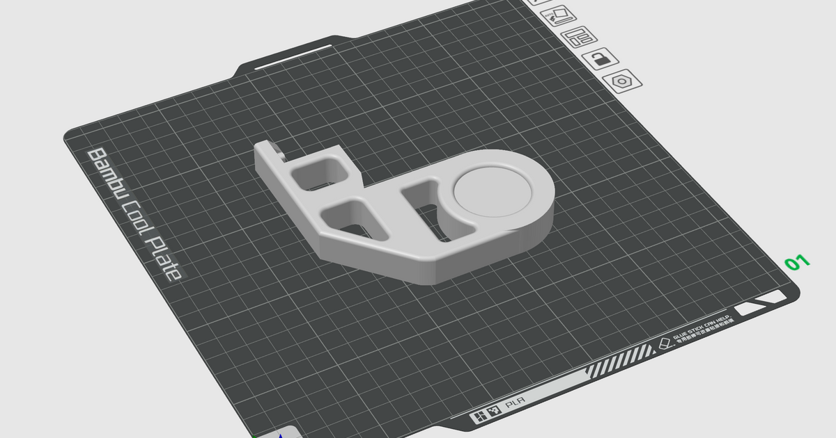 Bambu Lab P1P Xiaomi Mi Home Security Camera 2K Camera Mount by mpbod ...