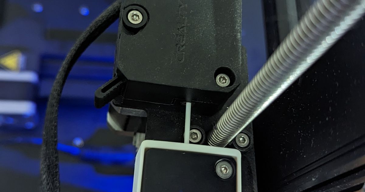 CR-6 SE Filament Sensor Mount Remix by Sebastien Beoutis | Download ...