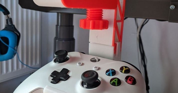 Desk Hanger Module for Controller Stand by Shoggomo | Download free STL ...