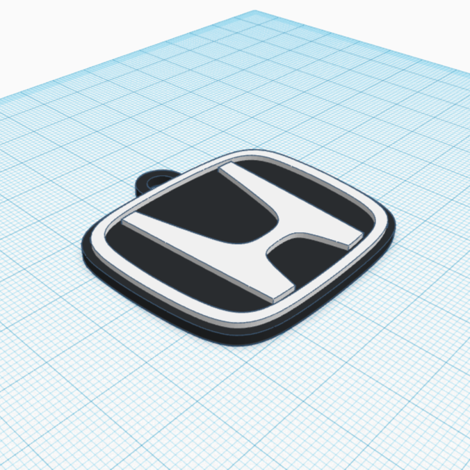 Honda Logo Keychain by Jonatan Lepík | Download free STL model ...