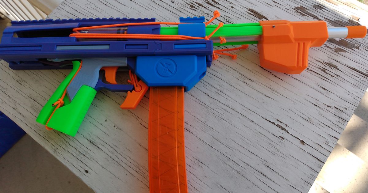 Frayed Knot: a stringer foam dart blaster for nerfyness by gargunkle ...