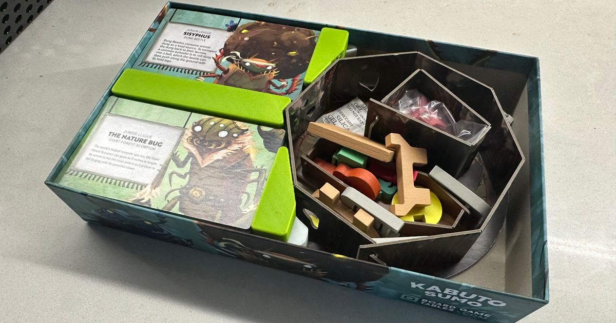 Kabuto sumo insert card holder by 0neNineteen | Download free STL model ...