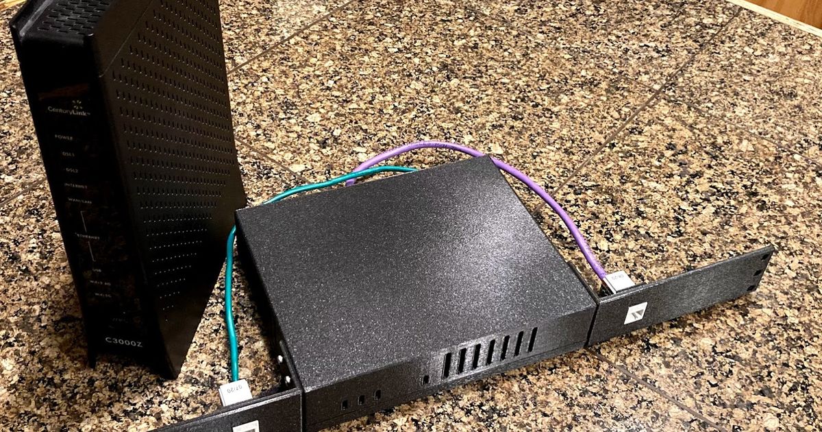 Rackmount CenturyLink C3000Z Modem Enclosure por PotatoFi | Descargar ...